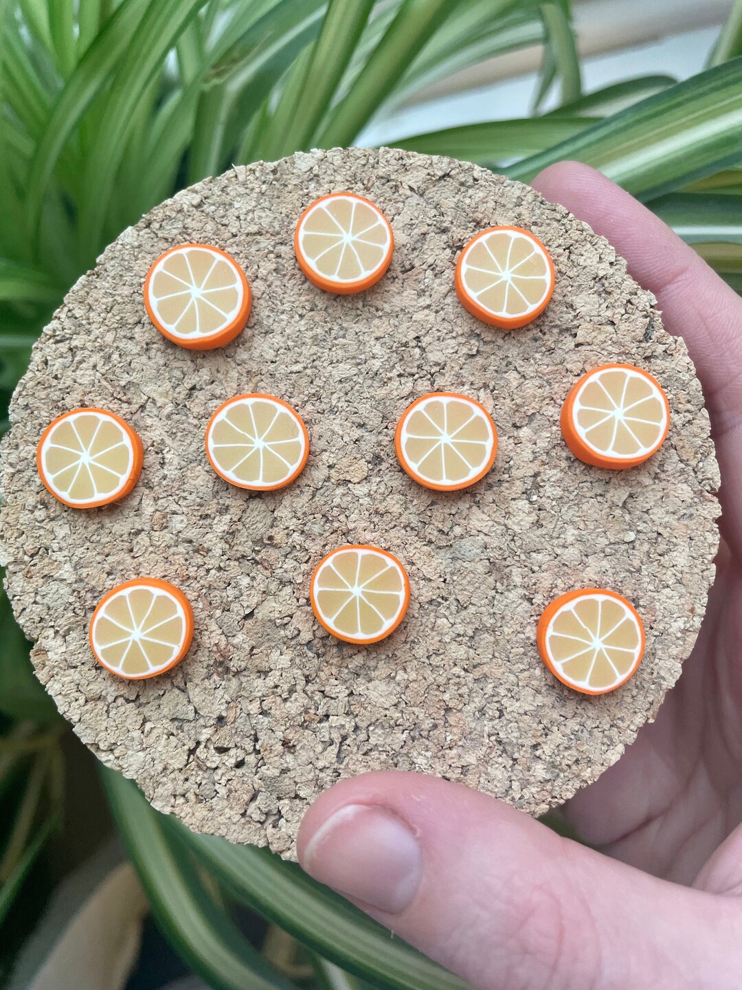 Orange Slice Magnets or Drawing Pins - Etsy