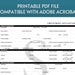 Printable Employment Application PDF Digital Job Application Template ...