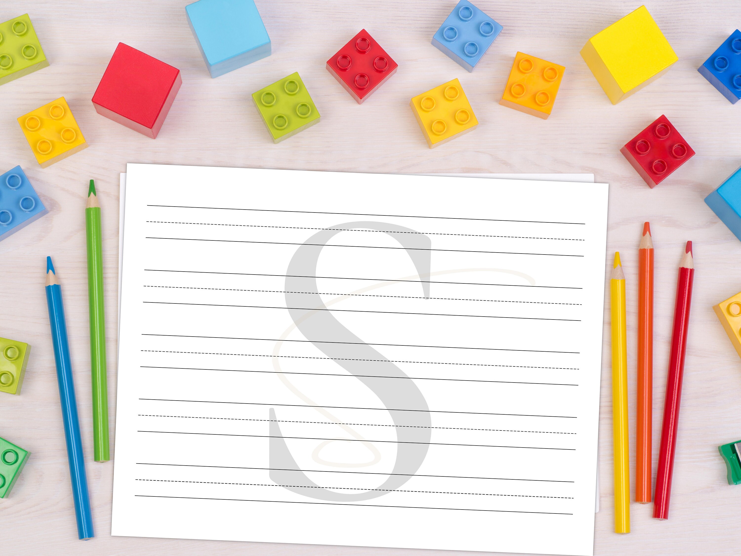 Printable Handwriting Paper Writing Practice Sheets Blank Handwriting ...