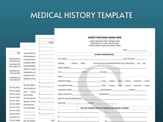 Sample Patient History Form
