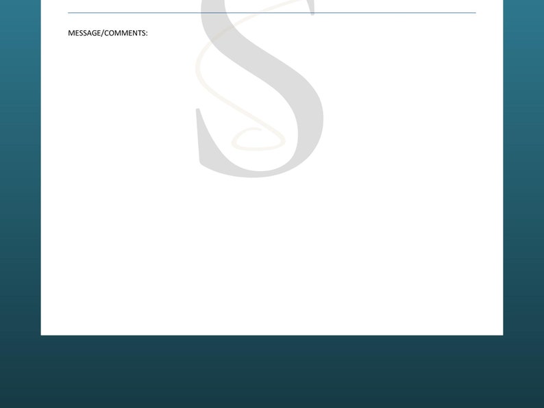 Plantilla de hoja de portada de fax Descarga digital imprimible Oficina ...