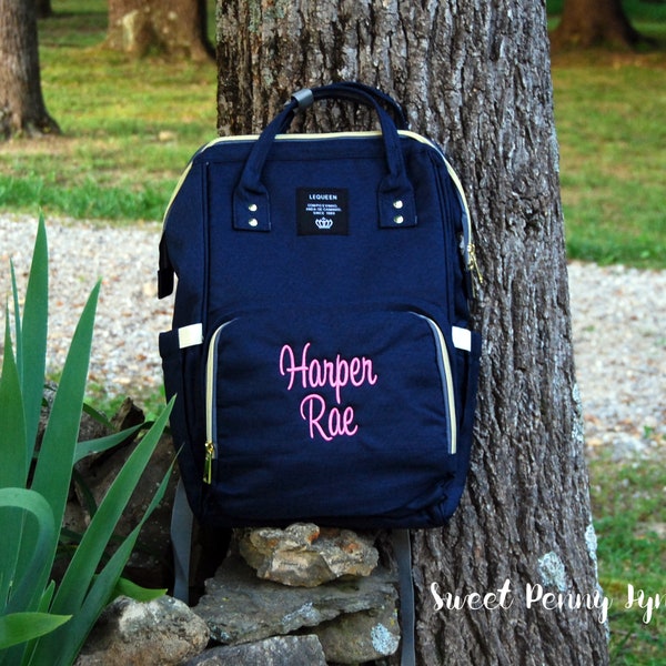 Monogram Diaper Bag - Etsy