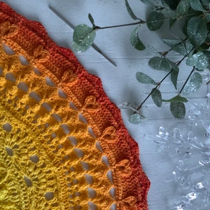 Crochet Mandala Pattern for Blanket, Home Decor, Throw, Table Cover ...