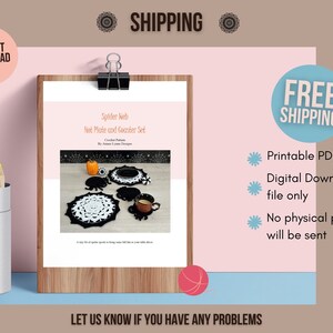 Spider Coasters Crochet Pattern, Spider Web Trivet Mandala Crochet ...