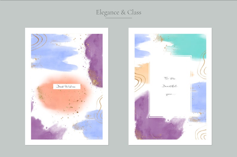 Pastel Watercolor Brush Strokes Clipart. Pastel Watercolor - Etsy