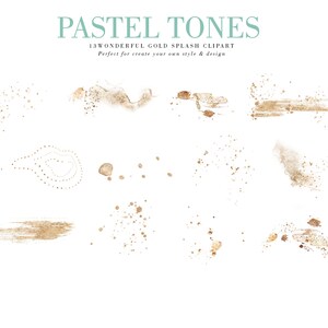 Pastel Watercolor Brush Strokes Clipart Stroke Watercolor - Etsy