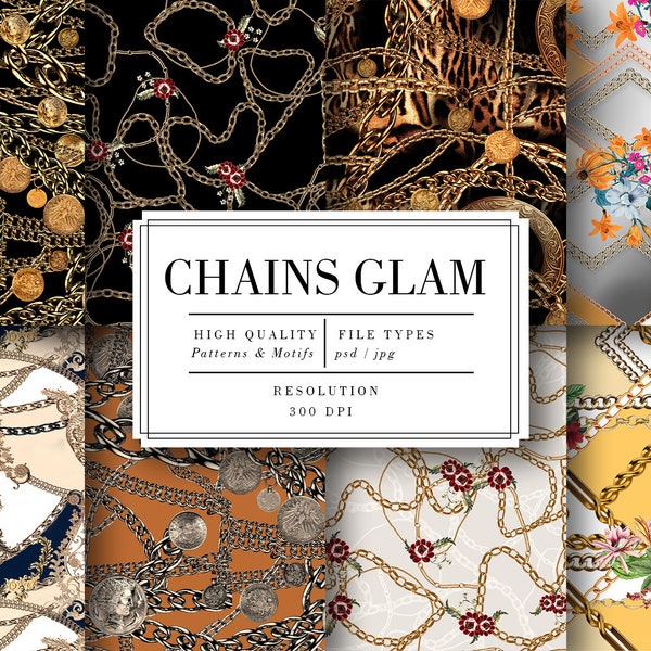Chains Wallpaper - Etsy