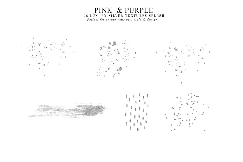 Pink and Purple Floral Bouquets Clipart Digital Instant - Etsy