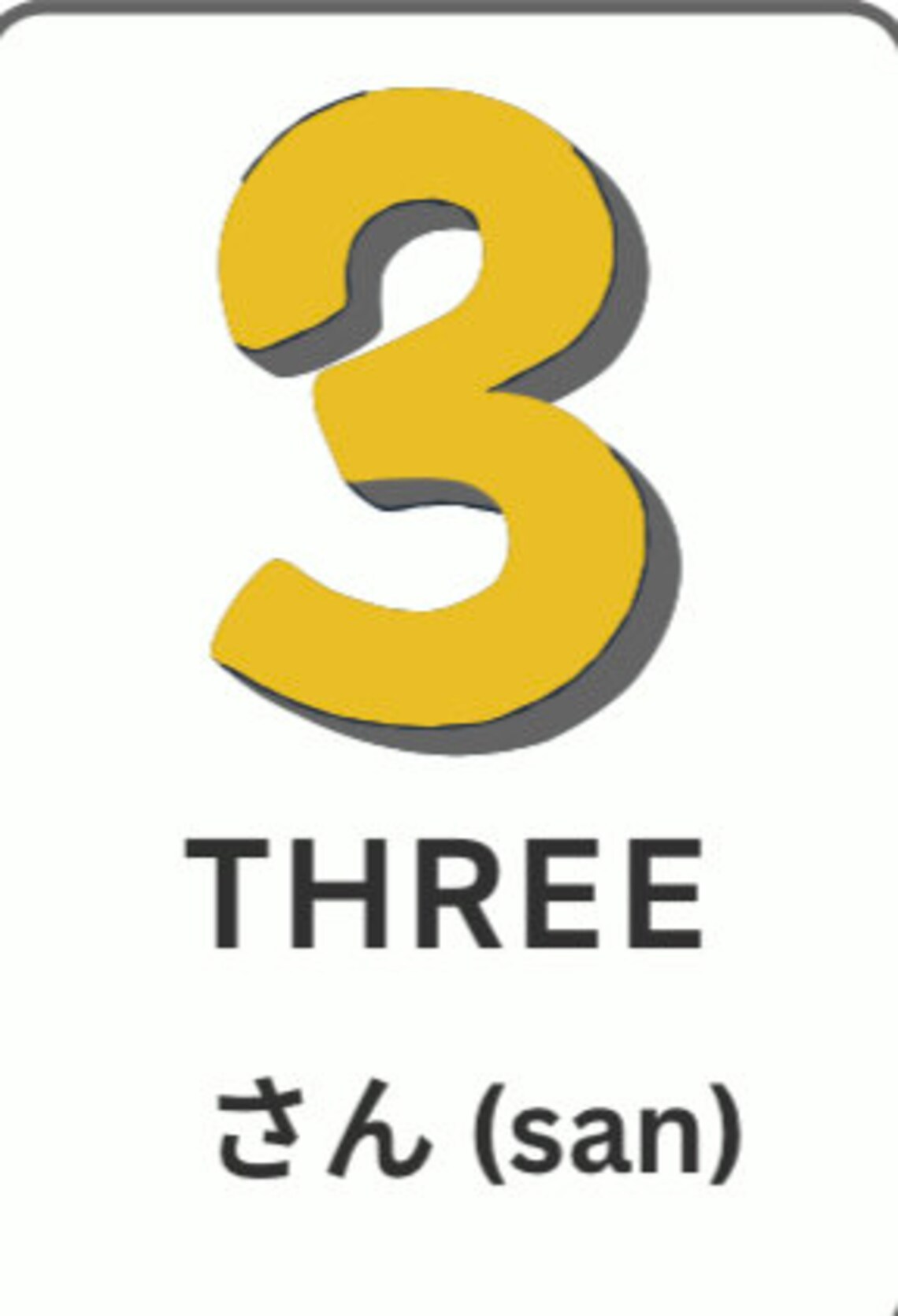 Japanese Numbers Toddlers Flash Cards - Etsy