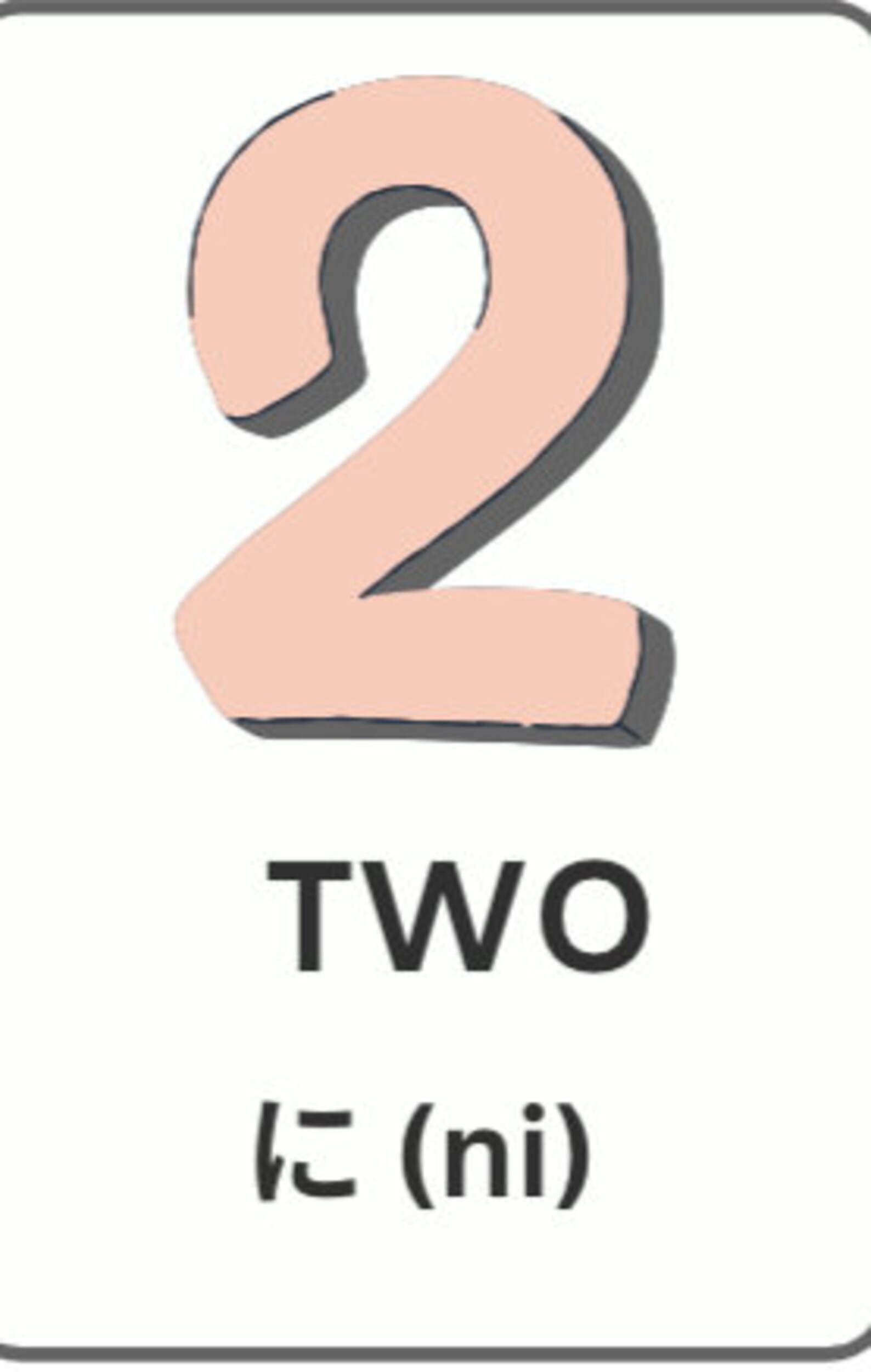 Japanese Numbers Toddlers Flash Cards - Etsy