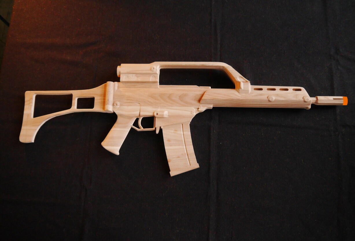 HK G36 K Heckler & Koch Gewehr 36 Wooden Model Cosplay - Etsy
