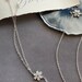 Silver Layered Back Necklace Bridal Accessories Silver Back - Etsy
