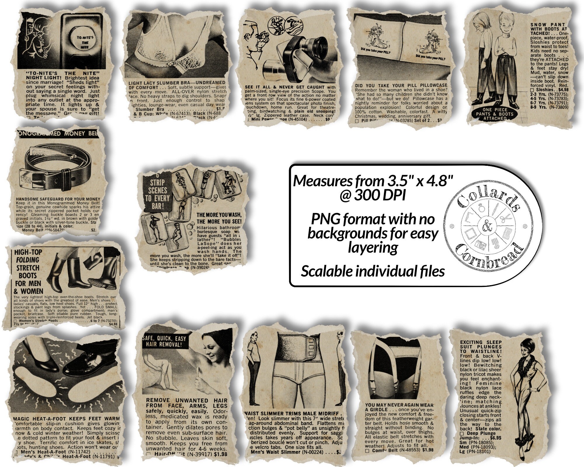 Vintage Mail Order Catalog Digital Download Ephemera Set for Junk ...