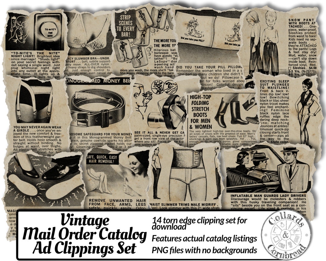 Vintage Mail Order Catalog Digital Download Ephemera Set for Junk ...