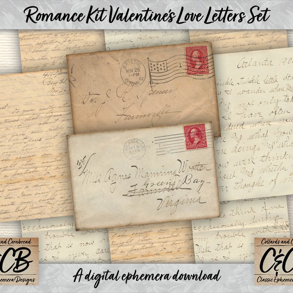 Antique Love Letter - Etsy