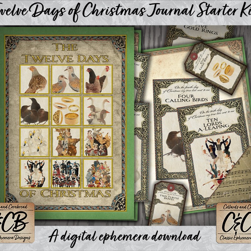 Twelve Days of Christmas - Etsy