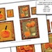 Fall Pumpkin Harvest Cards Printable Digital Download Ephemera Set for ...
