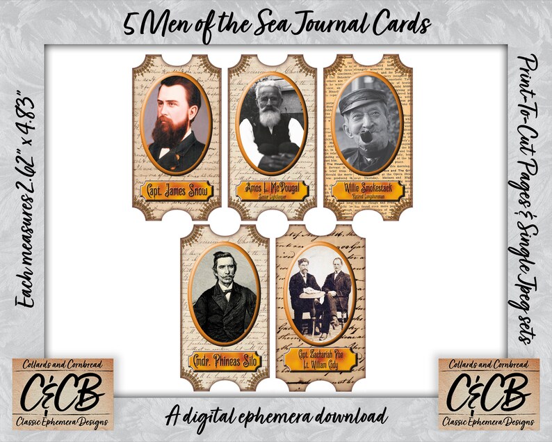 Sea Captains Lighthouses and Clipper Ships Junk Journal Kit - Etsy