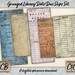 Grunged Library Due Date Slips Printable Digital Download | Etsy