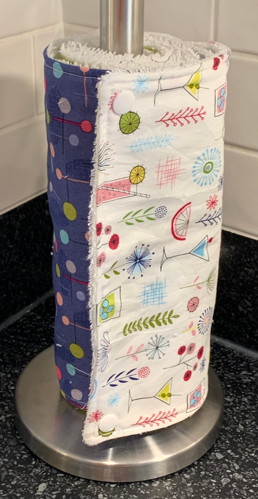 Eco Friendly Reusable Washable Kitchen Roll/ Cleaning Cloths Pink ...