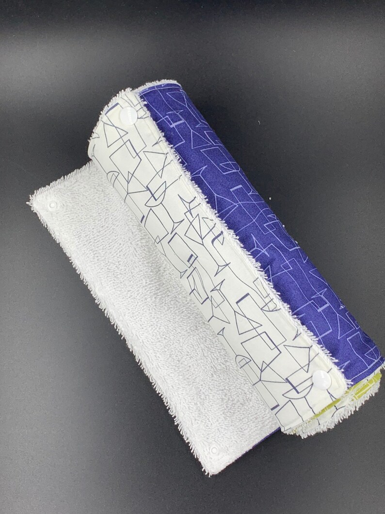 Eco Friendly Reusable Washable Kitchen Roll Blues and Lime - Etsy Australia