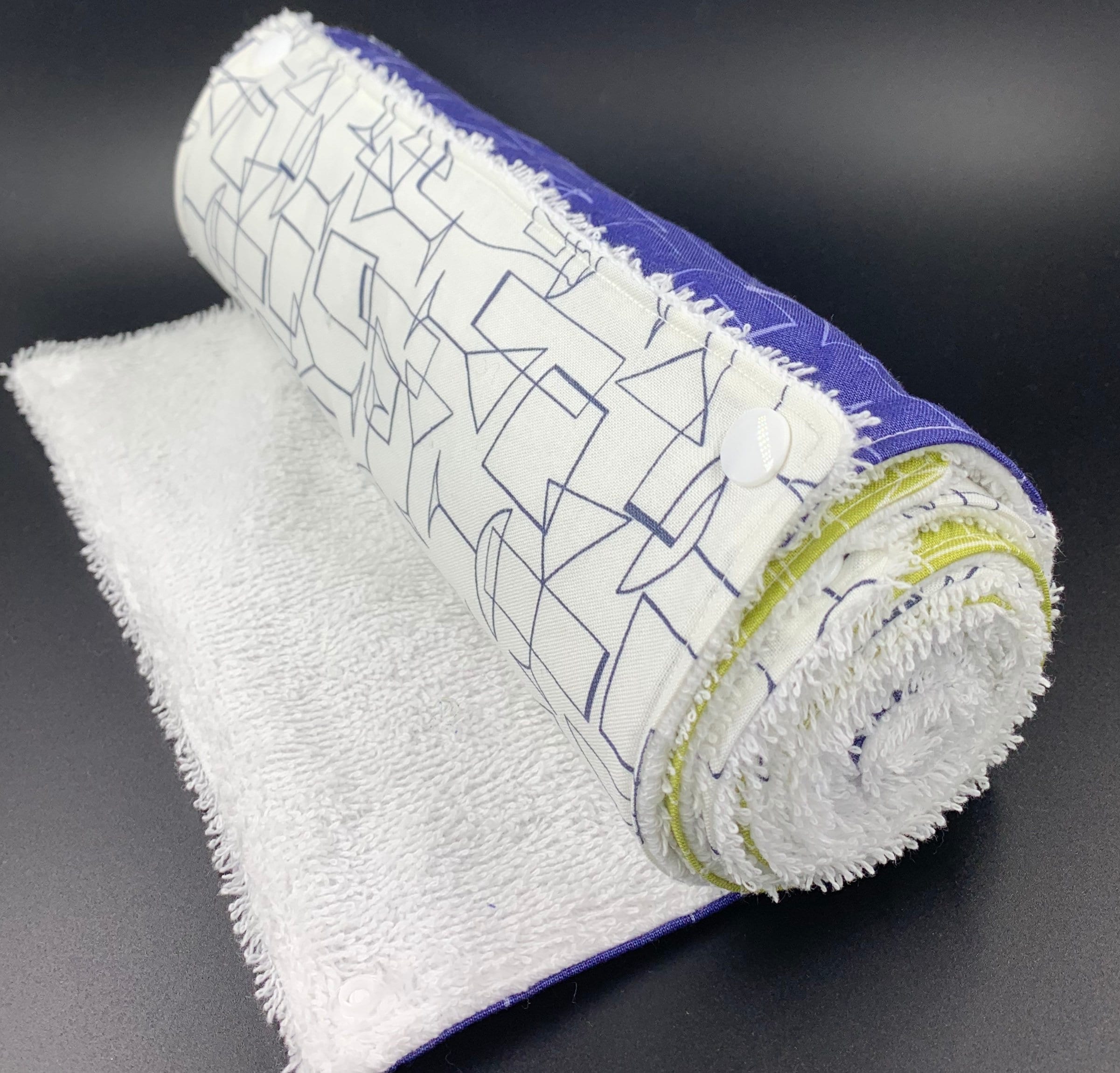 Eco Friendly Reusable Washable Kitchen Roll Blues and Lime - Etsy Australia