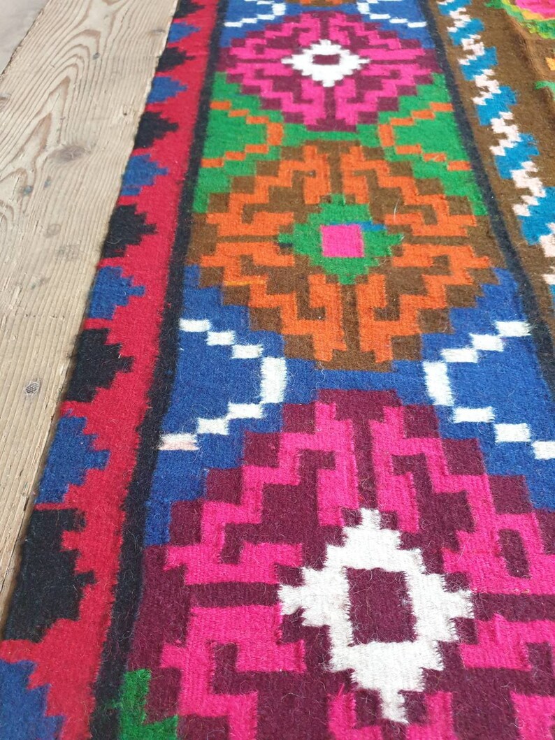 Large Superb Romanian Rug 316X182 Cm With Amazing Bohemian - Etsy