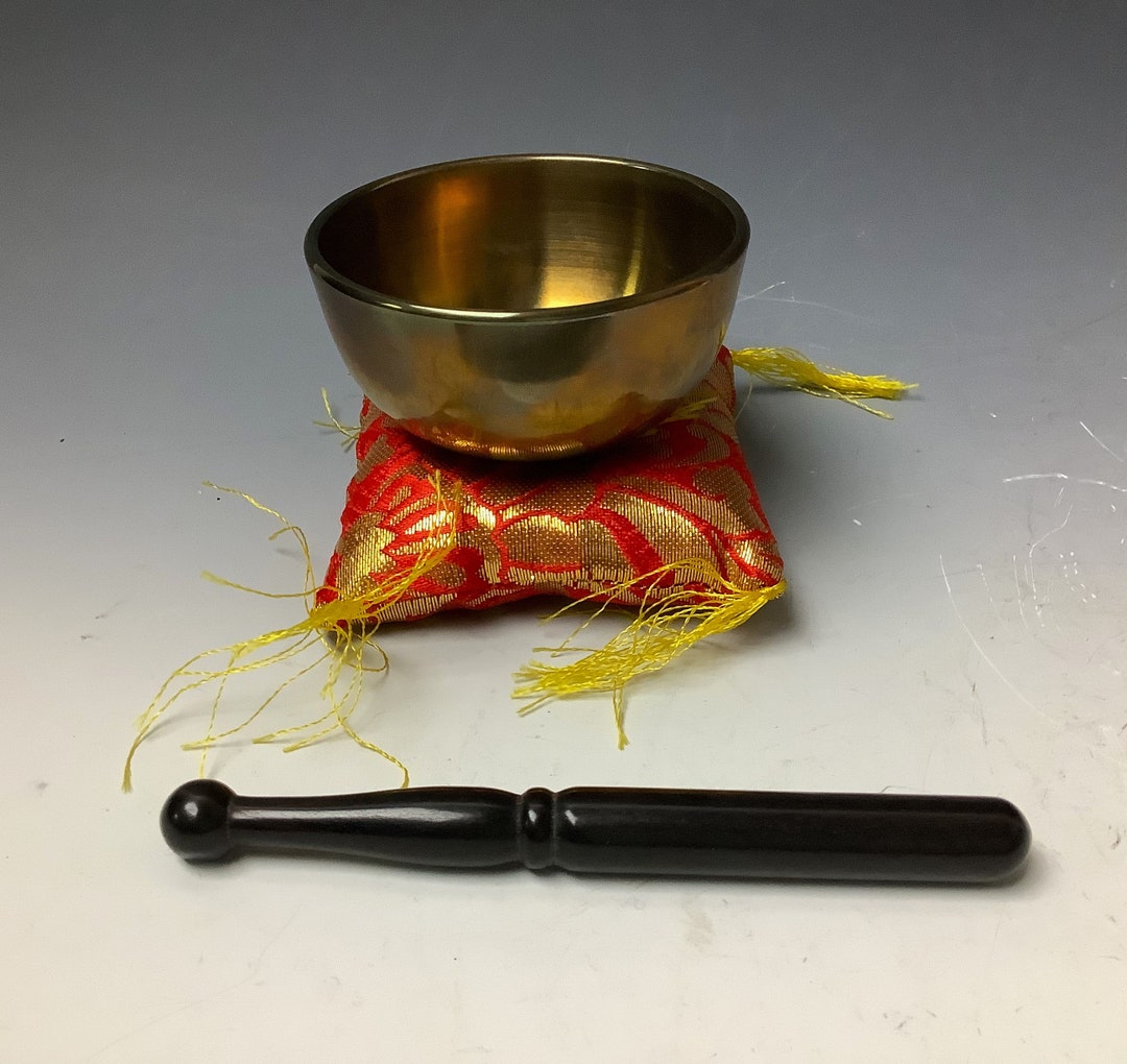 Handcrafted Healing Bell Orin for Meditation and Relaxation W/striker ...