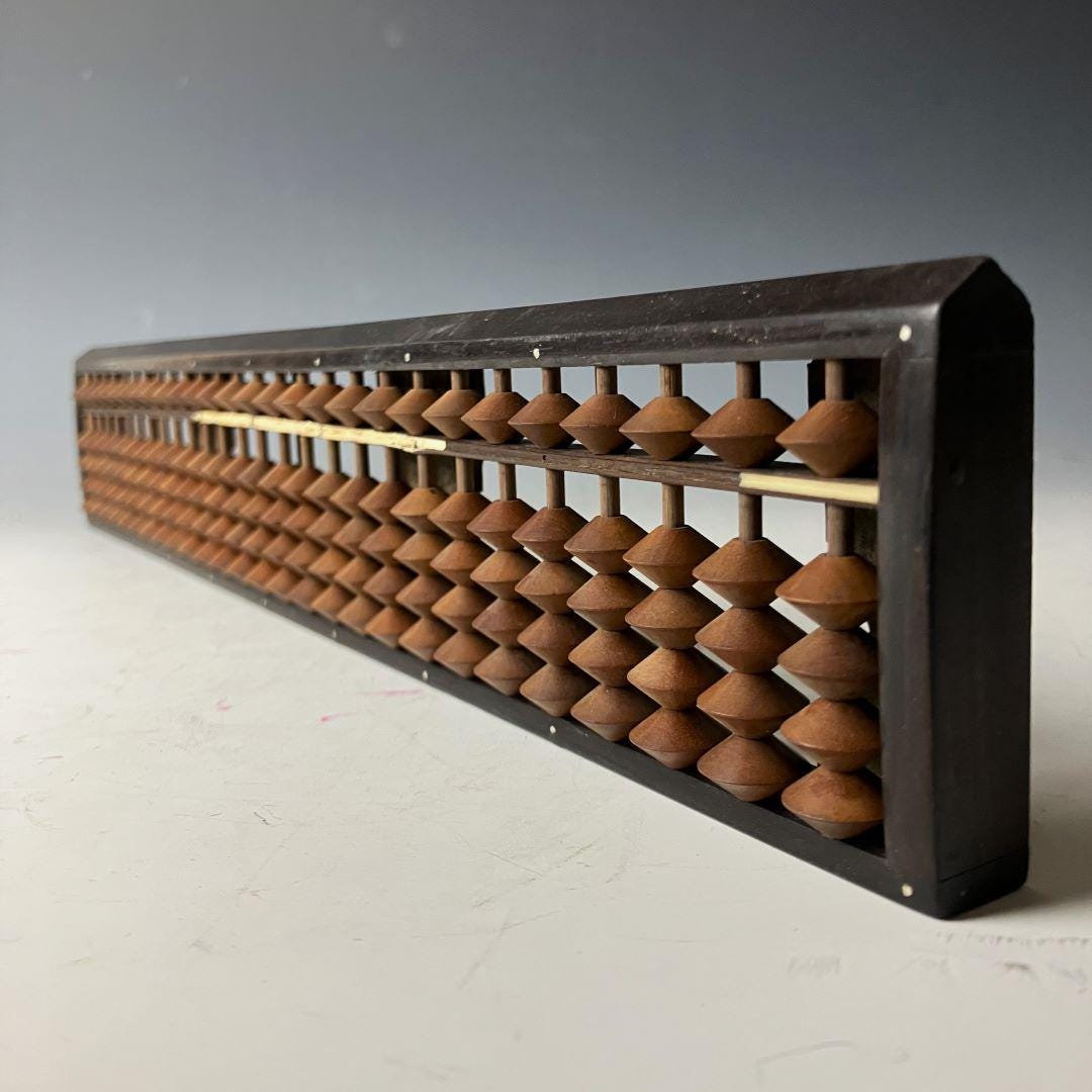 Handmade Japanese Soroban Abacus – Vintage Wooden Calculator - Etsy