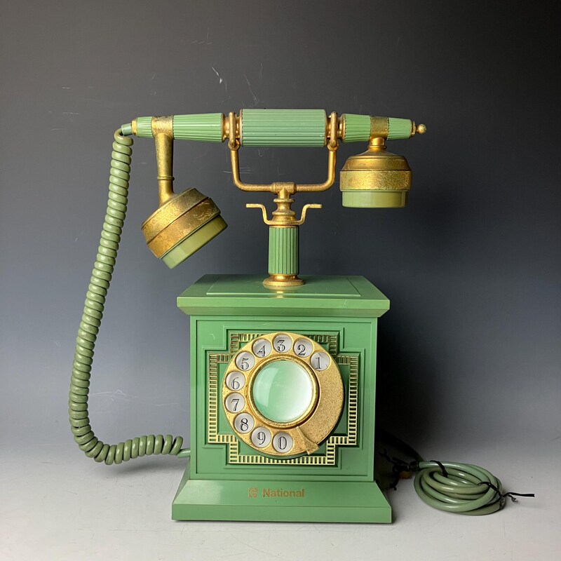 Green Rotary Phone - Etsy