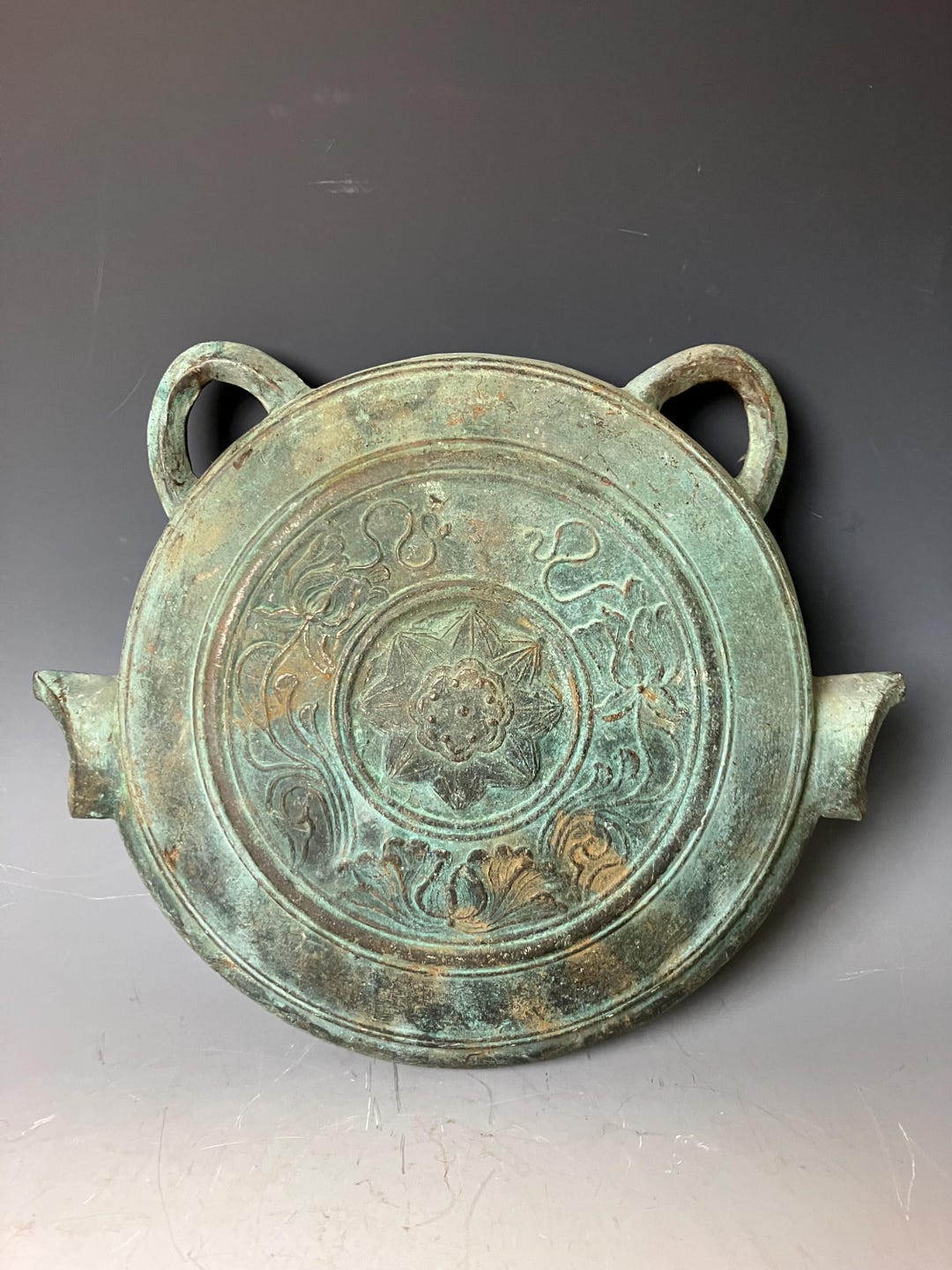 Antique Japanese Waniguchi Gong - Small Metal Buddhist Bell Instrument ...