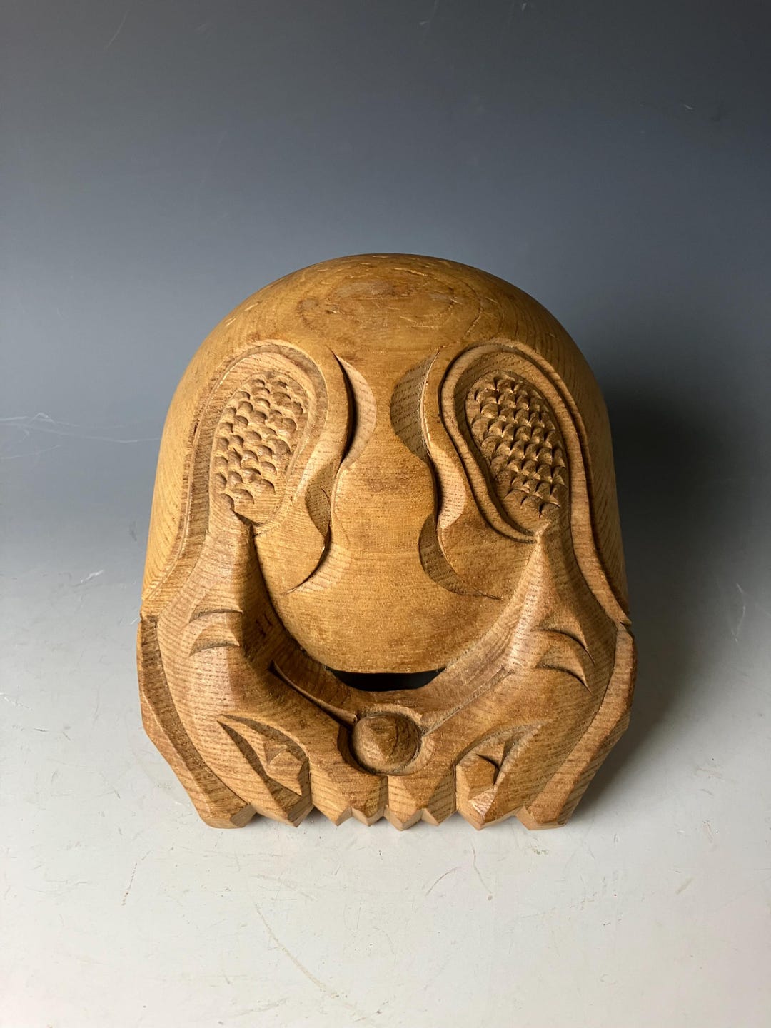 Japanese Mokugyo Wooden Fish-shaped Drum for Buddhist Chanting but NO ...