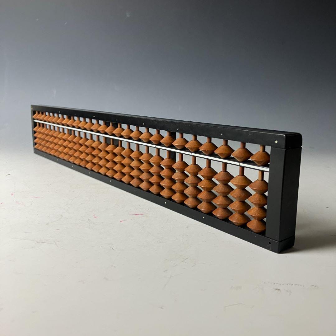 Handmade Japanese Soroban Abacus – Vintage Wooden Calculator - Etsy