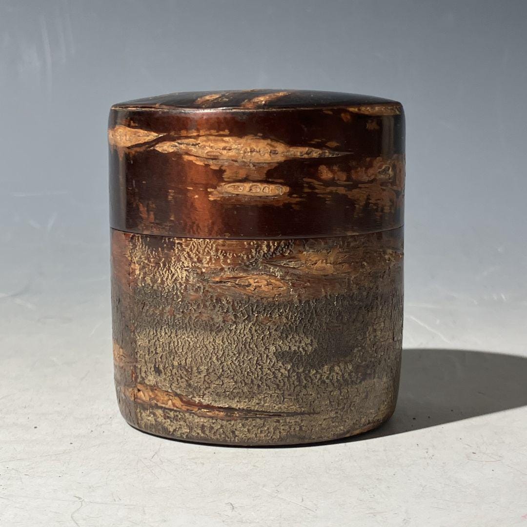 Japanese Cherry Bark Tea Caddy – Vintage Wooden Tea Container From ...