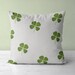 Lucy Throw Pillow, Four Leaf Clover Decor, Lucky Gift, Pillows With ...