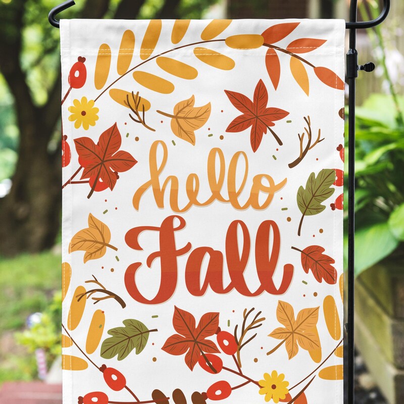 Fall Garden Flag - Etsy
