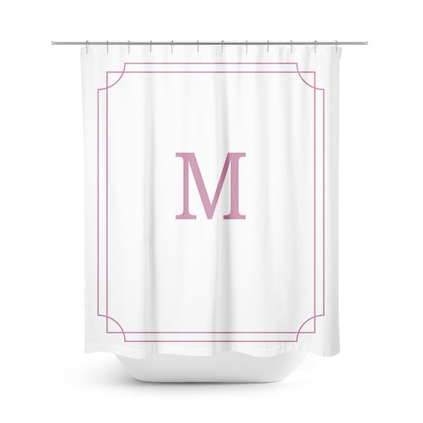 Monogram Curtain - Etsy