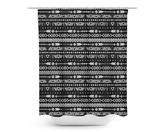 Aztec Shower Curtain | Etsy
