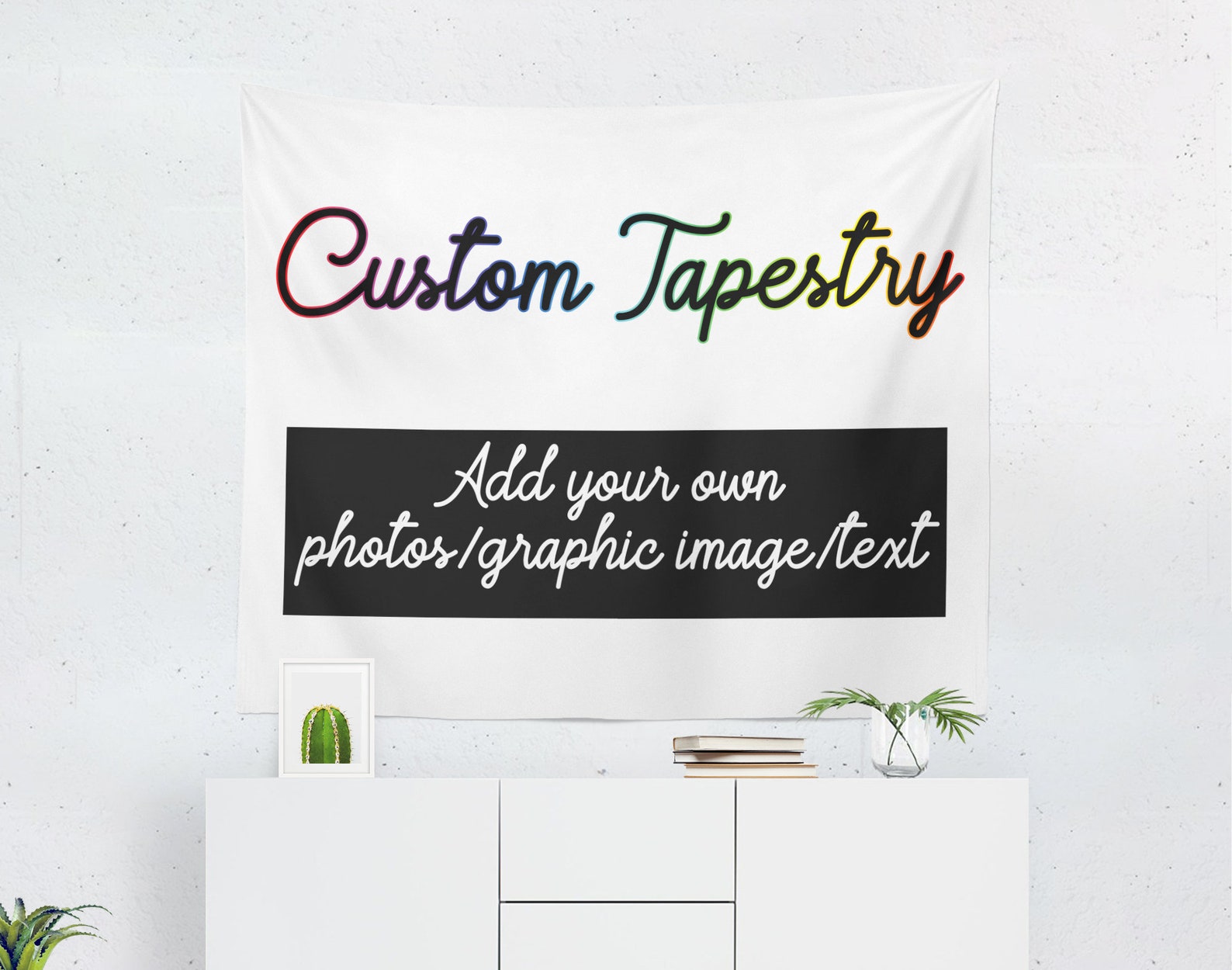 Personalized Tapestry / Make Your Own Tapestry Wall Hanging - Etsy