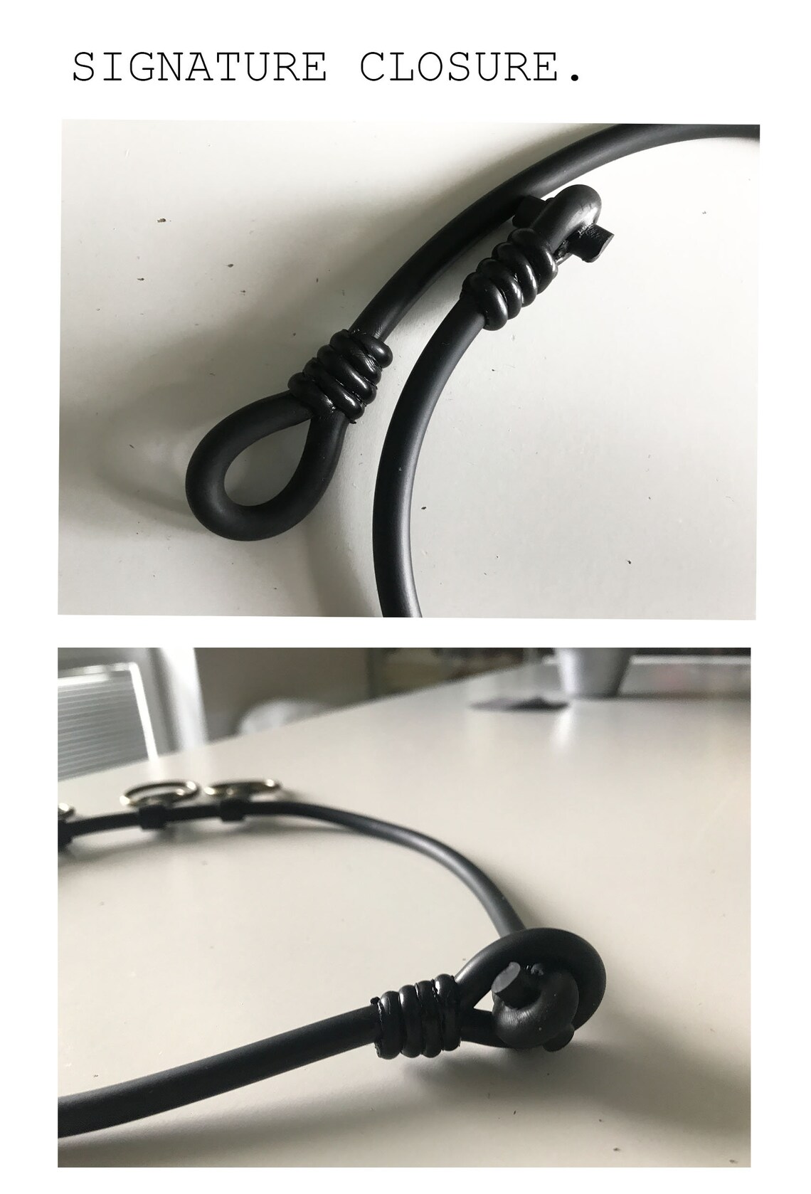 Avant Garde Multi-pendant Rubber Necklace, Futuristic Rubber Necklace ...