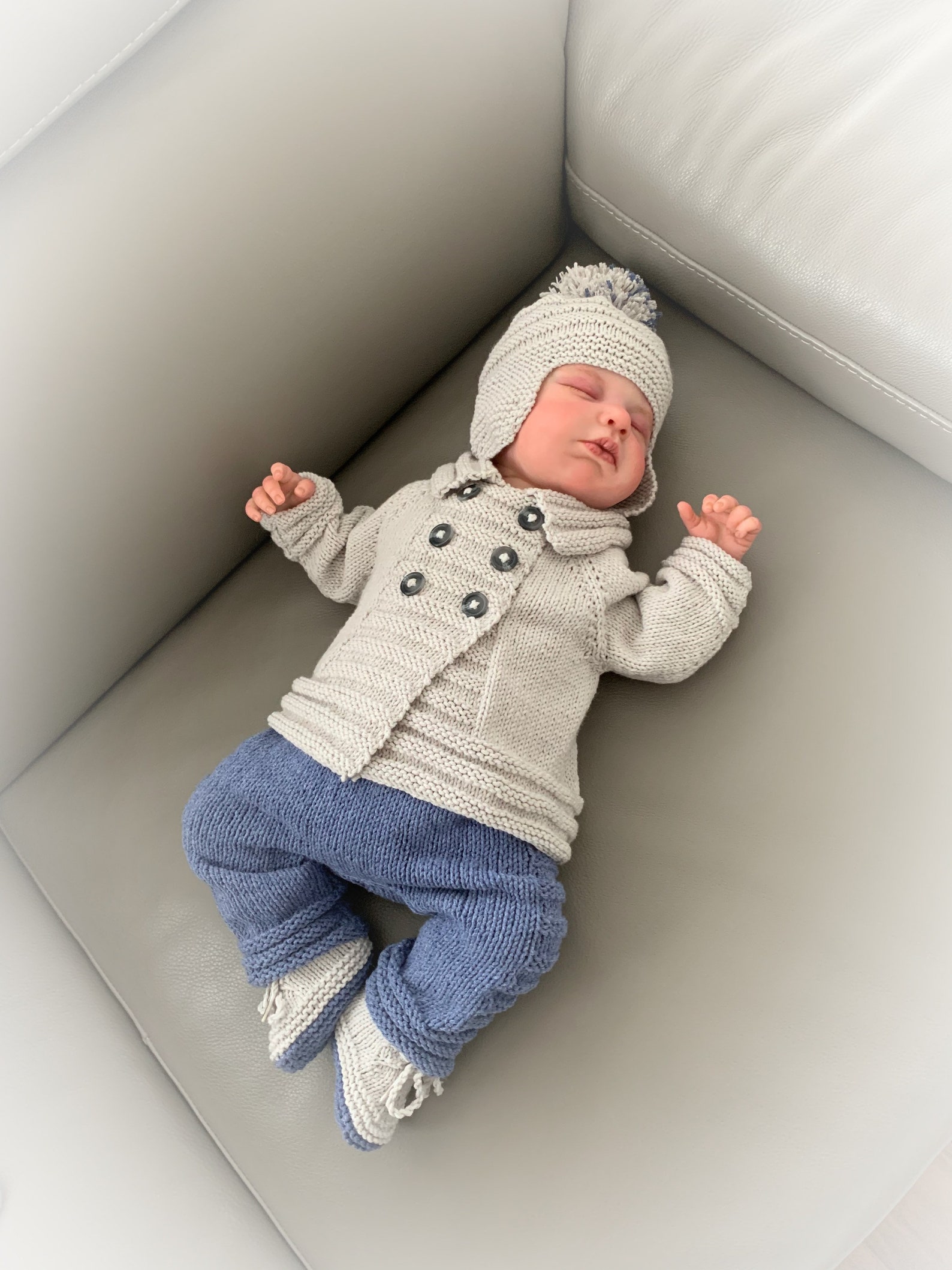 A rowan 4 Piece Set Knitting Pattern for Reborn Doll | Etsy UK