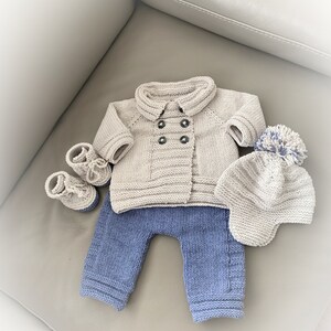 A "rowan” 4 Piece Set Knitting Pattern for Reborn Doll 16-22” or 0-3 ...