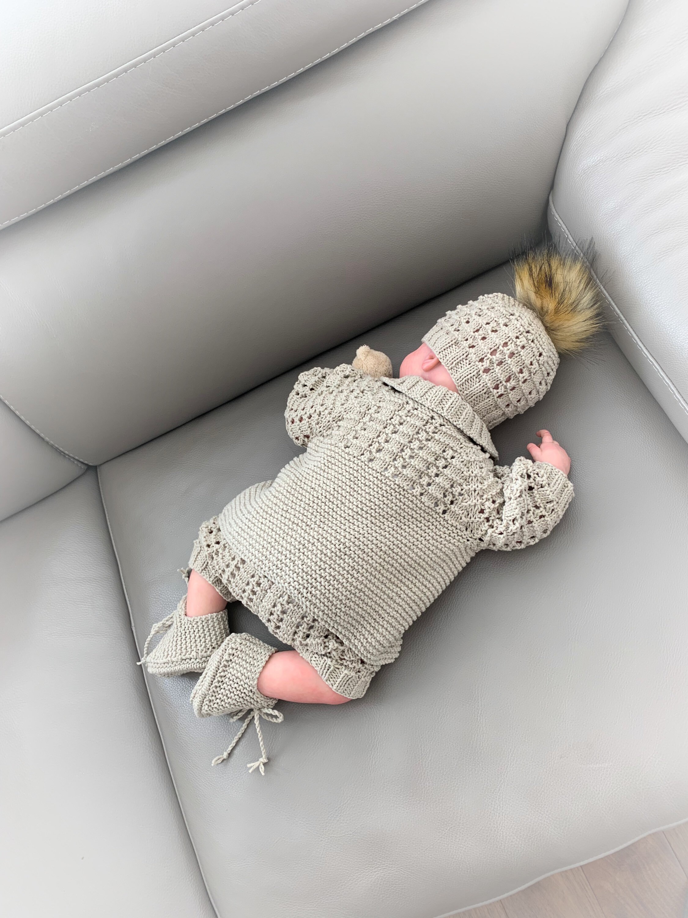A biscuit Multi-piece Knitting Pattern for Reborn Doll - Etsy UK