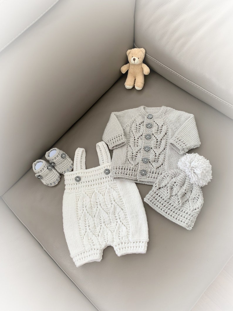 A oregano 4 Piece Set Knitting Pattern for Reborn Doll - Etsy