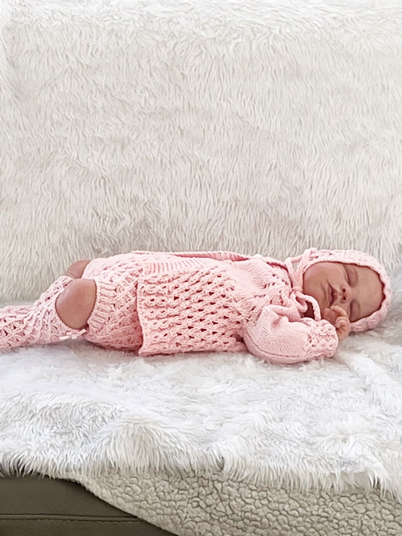 A truffle 4 Piece Set Knitting Pattern for Reborn Doll - Etsy
