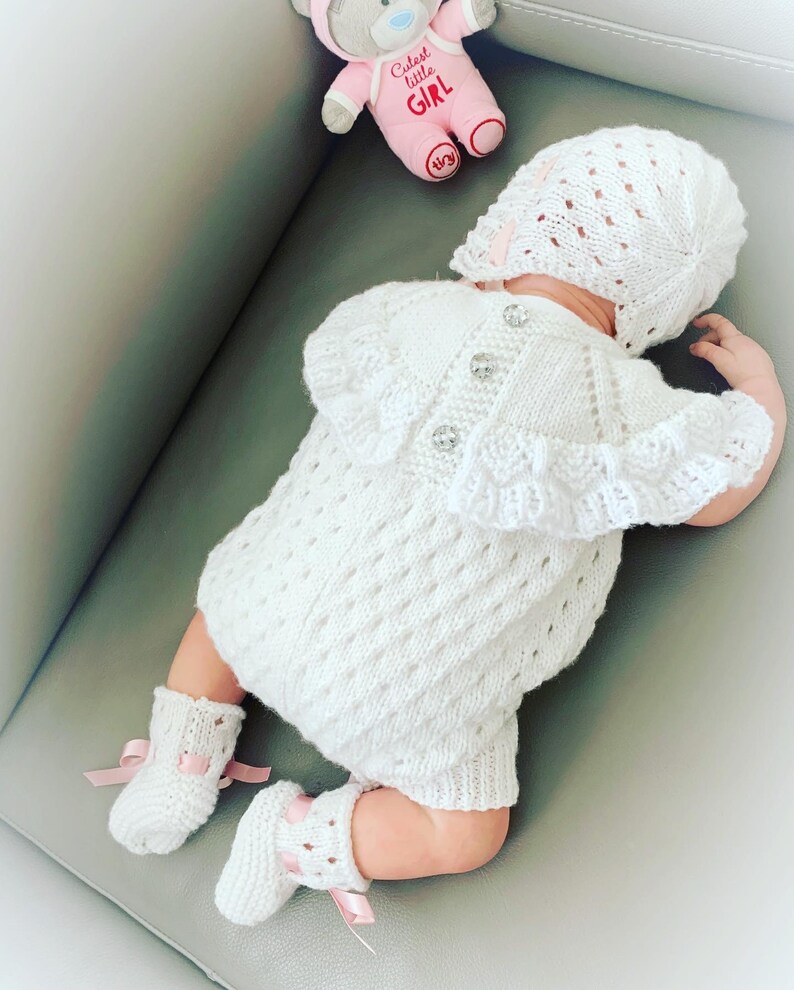 A crystal Romper Knitting Pattern for Reborn Doll 16 - Etsy UK