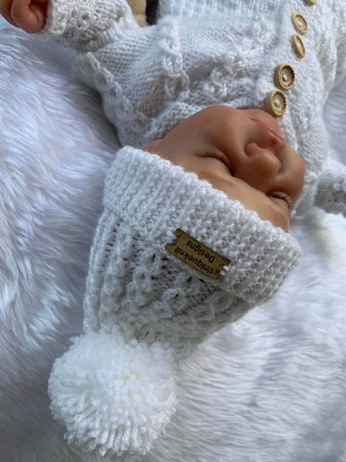 A primrose Romper Knitting Pattern for Reborn Doll 16 | Etsy