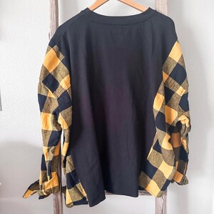 Flannel Rework - Pittsburgh Steelers Flannel Sleeve Pullover NFL ...