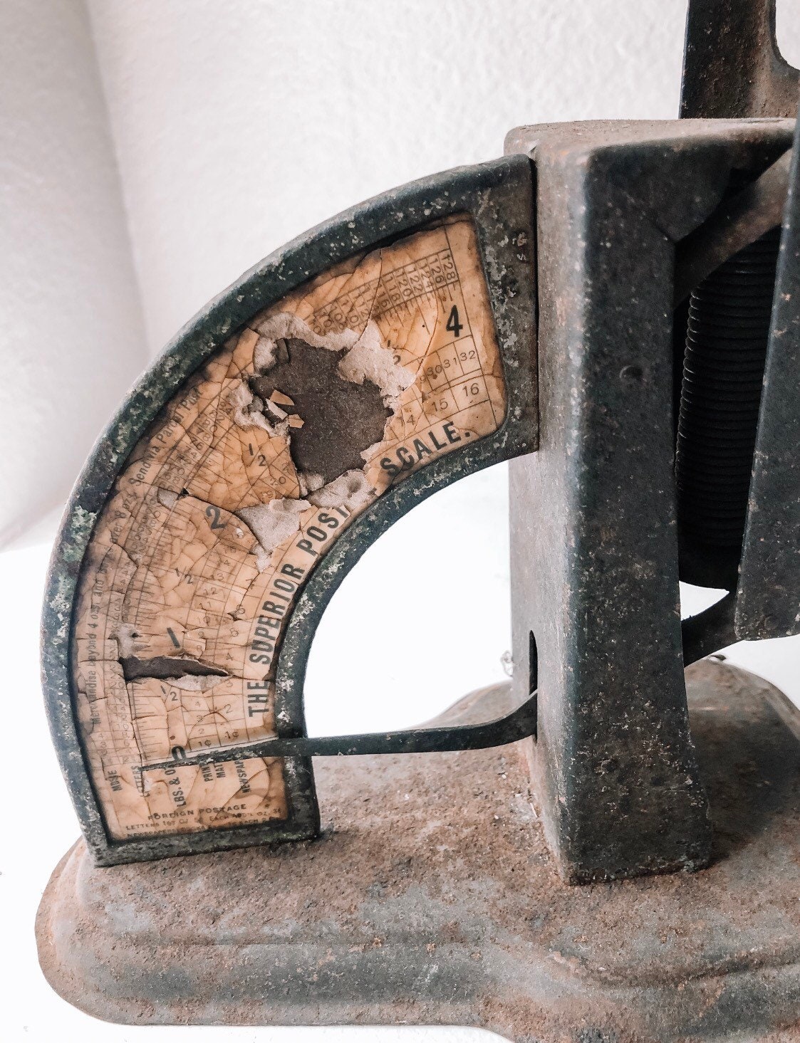 Vintage Postal Scale Metal Postal Scale Rusty Vintage - Etsy