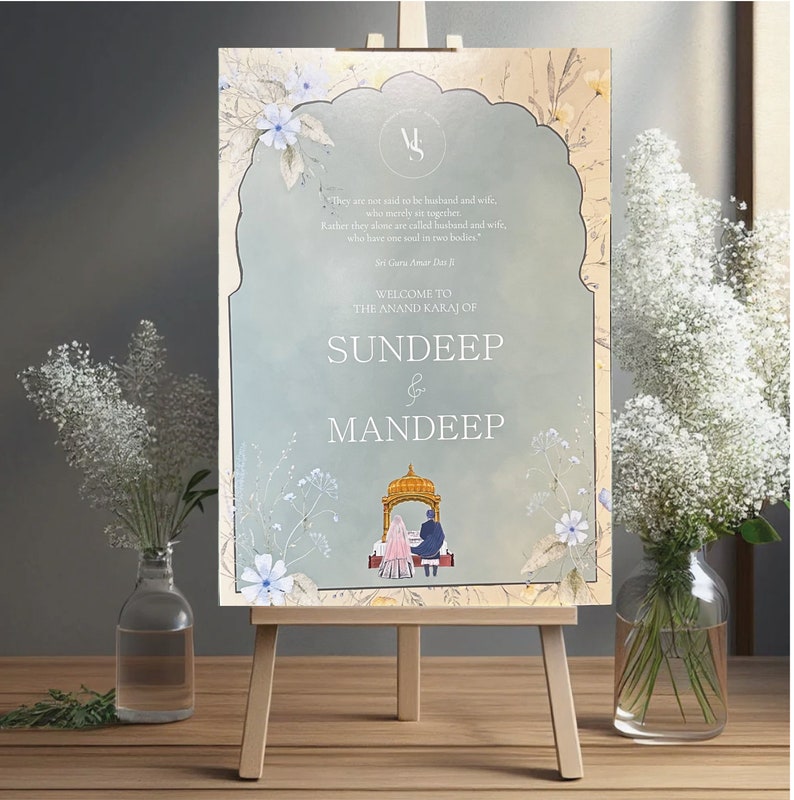 Sikh Wedding Signs & Punjabi Wedding Signs, Anand Karaj Signs as Anand ...